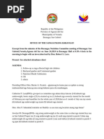 State of Barangay Address2025 | PDF