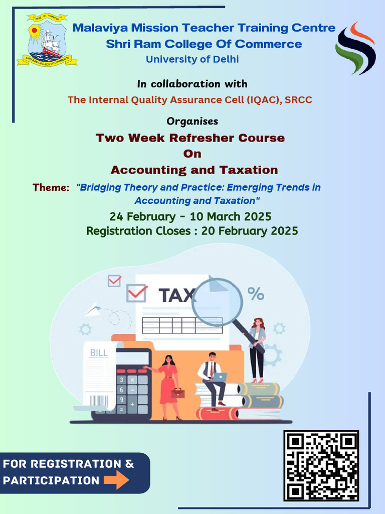 SRCC Refresher Course on Accounting & Taxation | PDF | Accounting ...