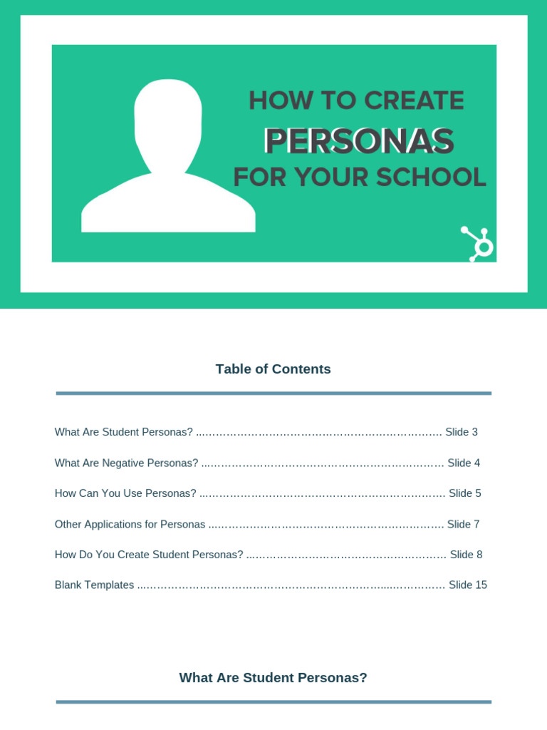 Student Persona Template | PDF | Social Media | Popular Culture & Media ...