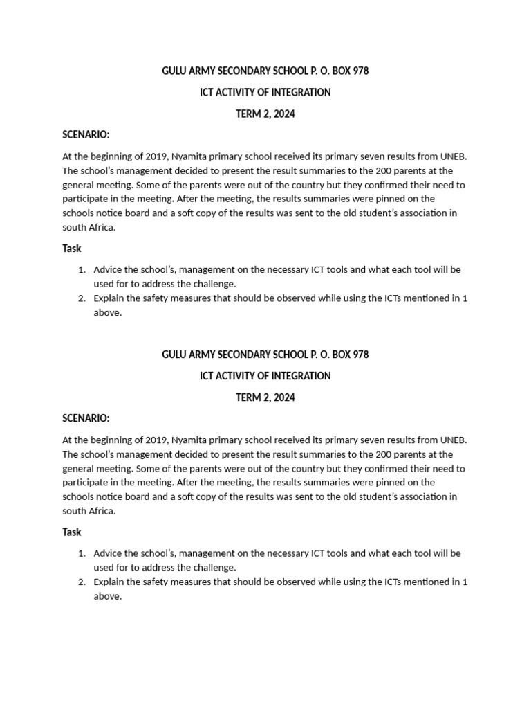 S1 Ict Aot Term 2 104539 | PDF