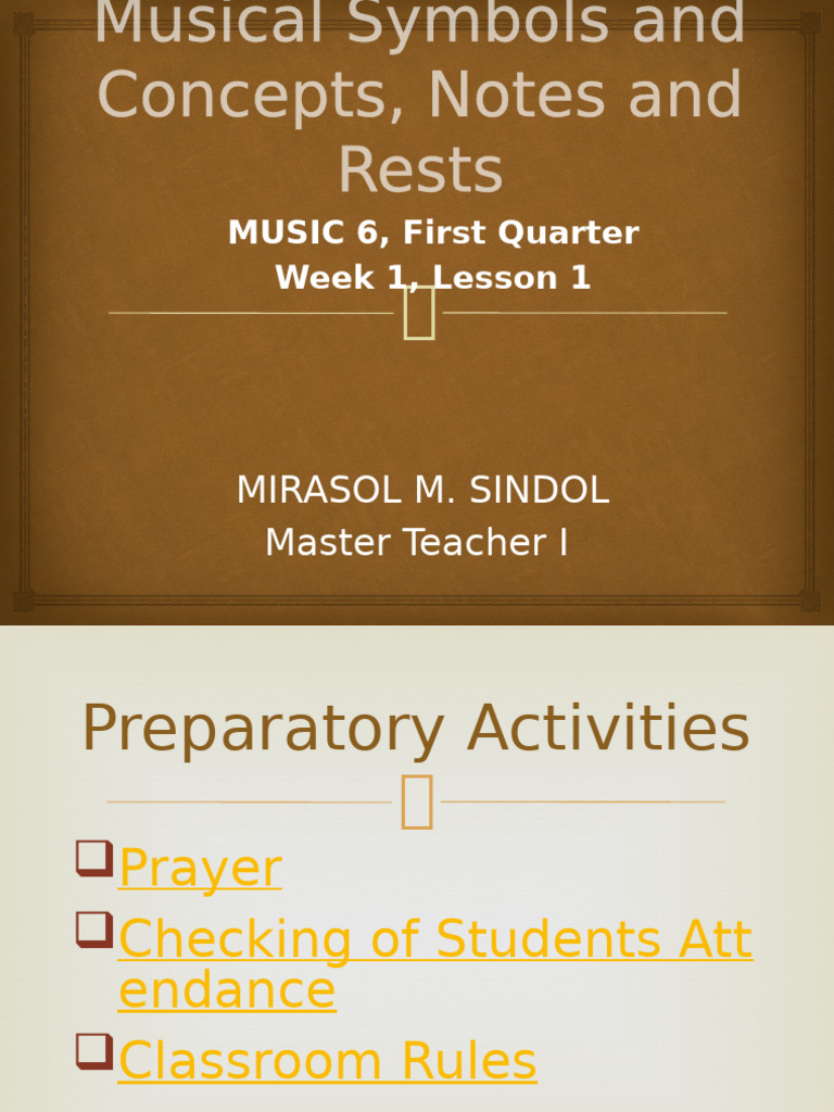 Musical Notes and Rests Overview | PDF | Rhythm | Elements Of Music