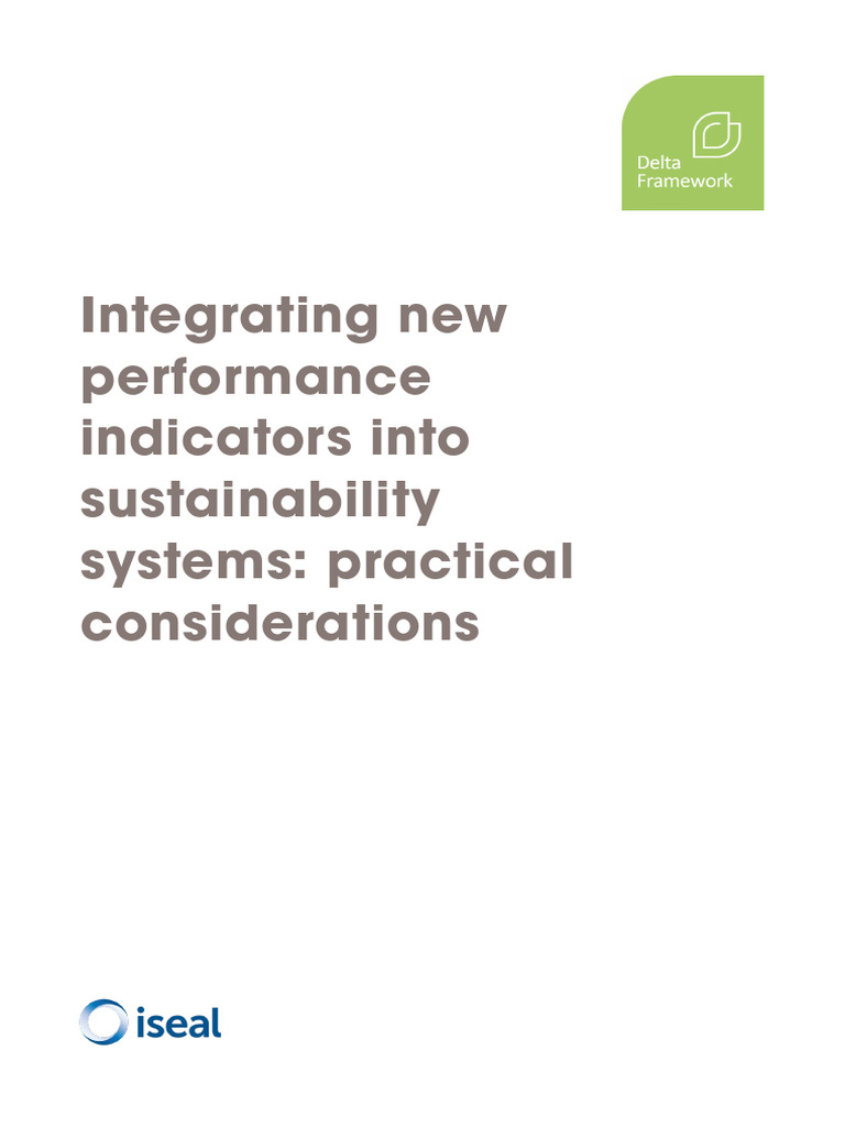 Indicator Integration-Practical Considerations | PDF | Governance ...