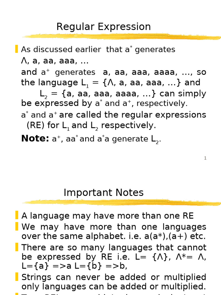 Lesson 03 | PDF | Regular Expression | Mathematical Logic