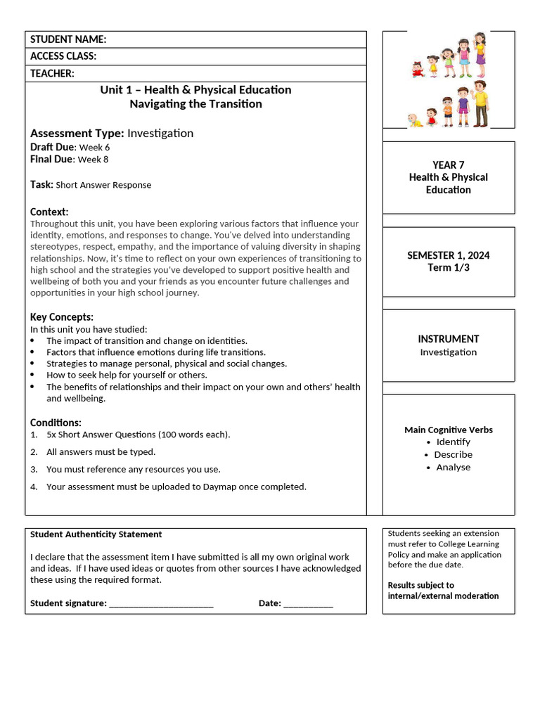 High School Transition Assessment Guide | PDF | Stereotypes | Behavior ...
