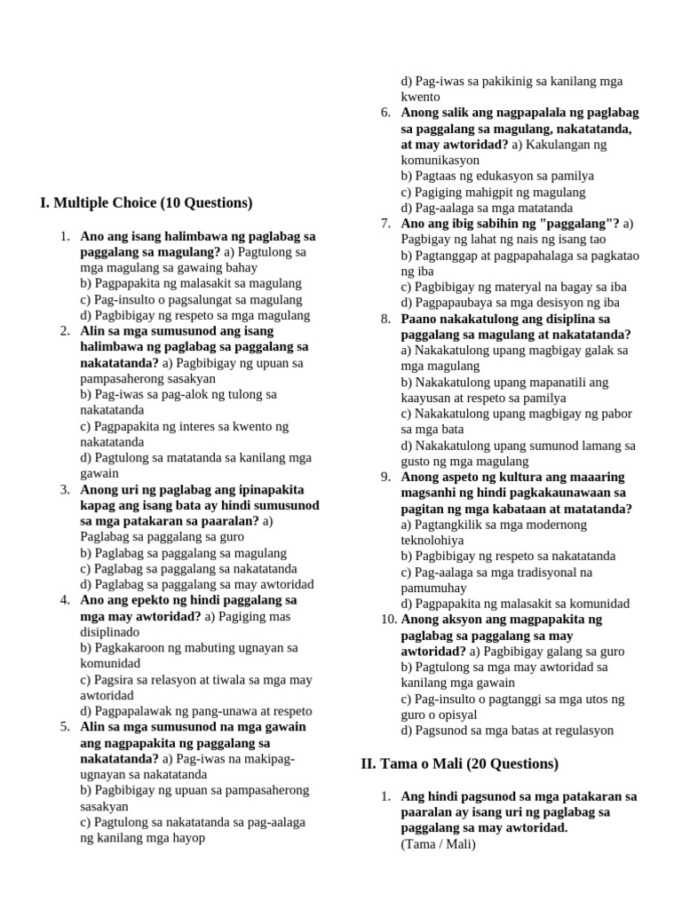 Guide Question Esp 8 | PDF