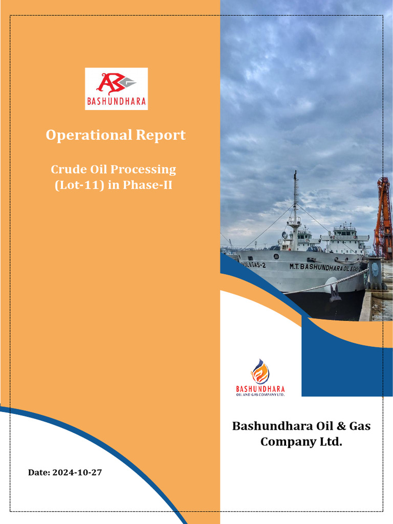 (Draft) Lot-11 Operational Report | PDF | Petroleum | Fuel Oil