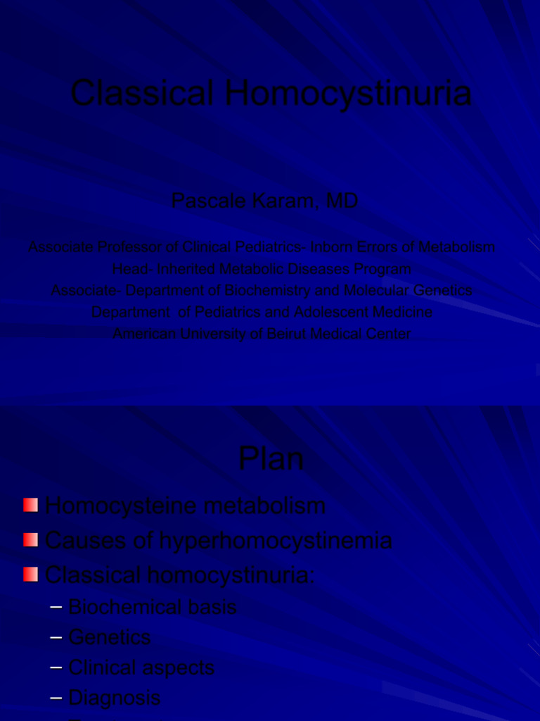 homocystinuria-FAFS 2021 | PDF | Human Diseases And Disorders ...