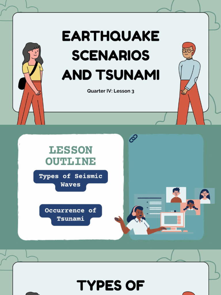 Lesson 3 - Earthquake Scenarios and Tsunami | PDF