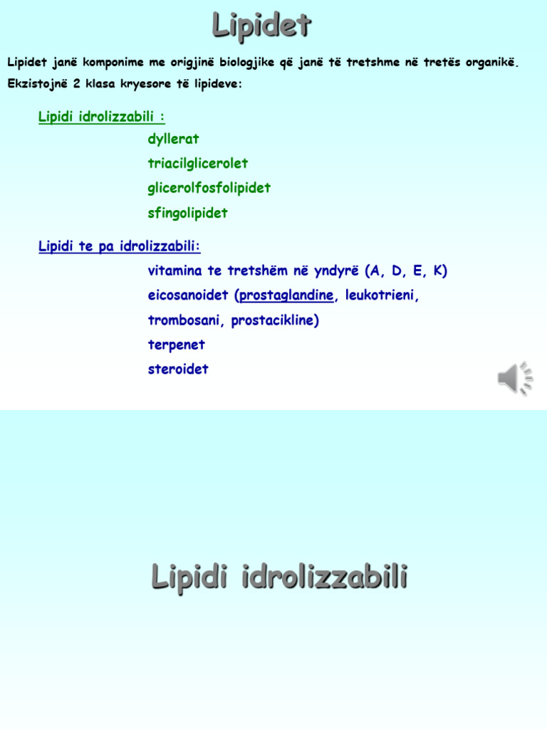 Leksioni 19 Lipidi | PDF