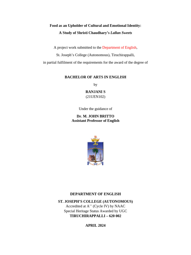 Model Ug Project | PDF