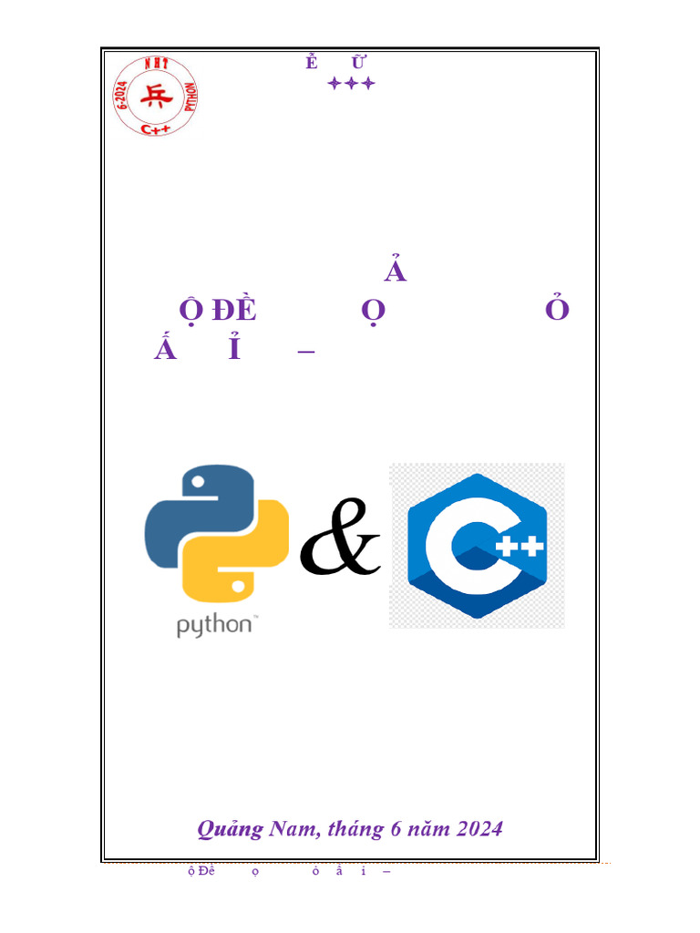 HSG Tinh Python Va C++ Trung | PDF
