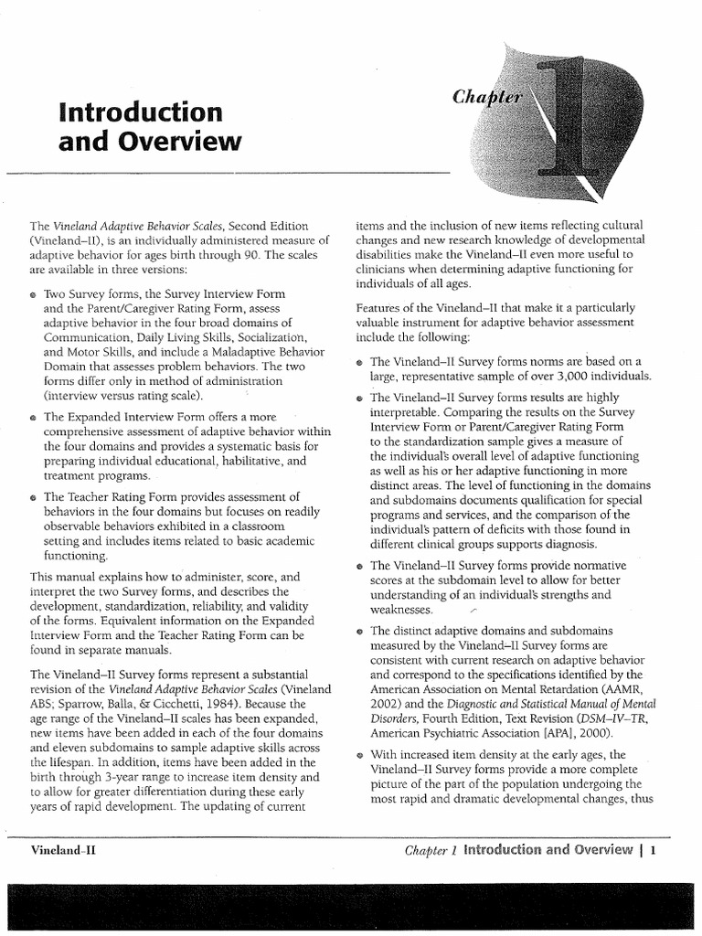 Manual Vabs | PDF | Diagnostic And Statistical Manual Of Mental ...