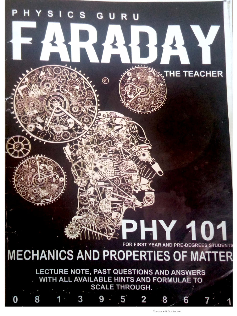PHY 101 Material (By Faraday) | PDF