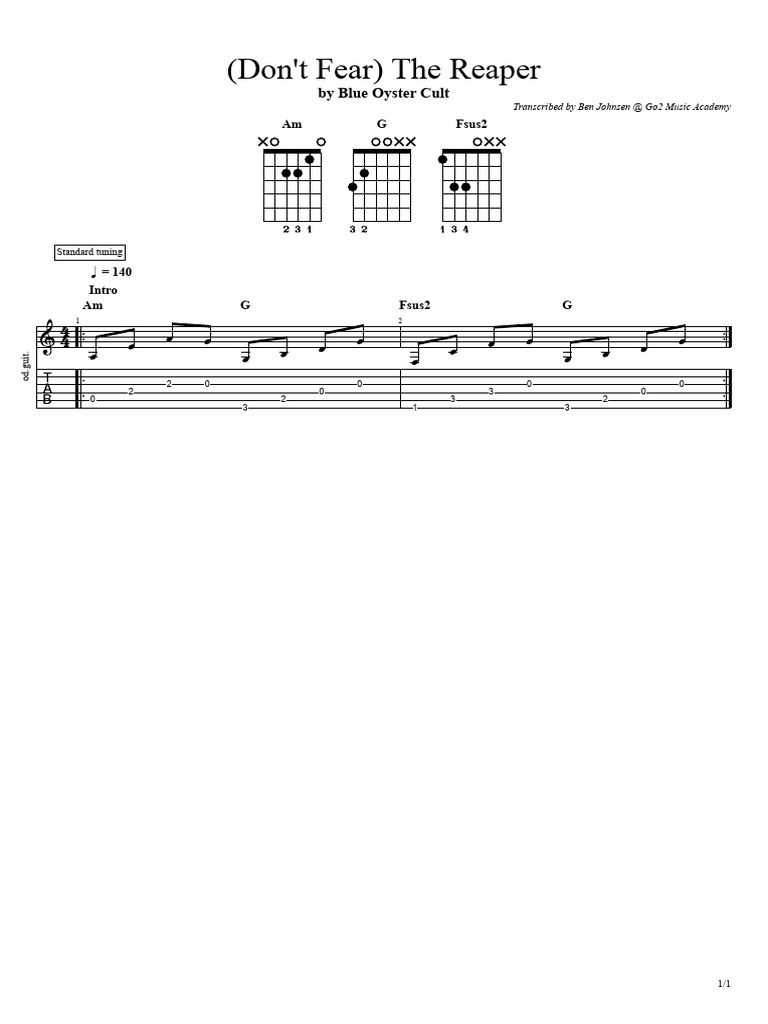 (Don - T Fear) The Reaper | PDF