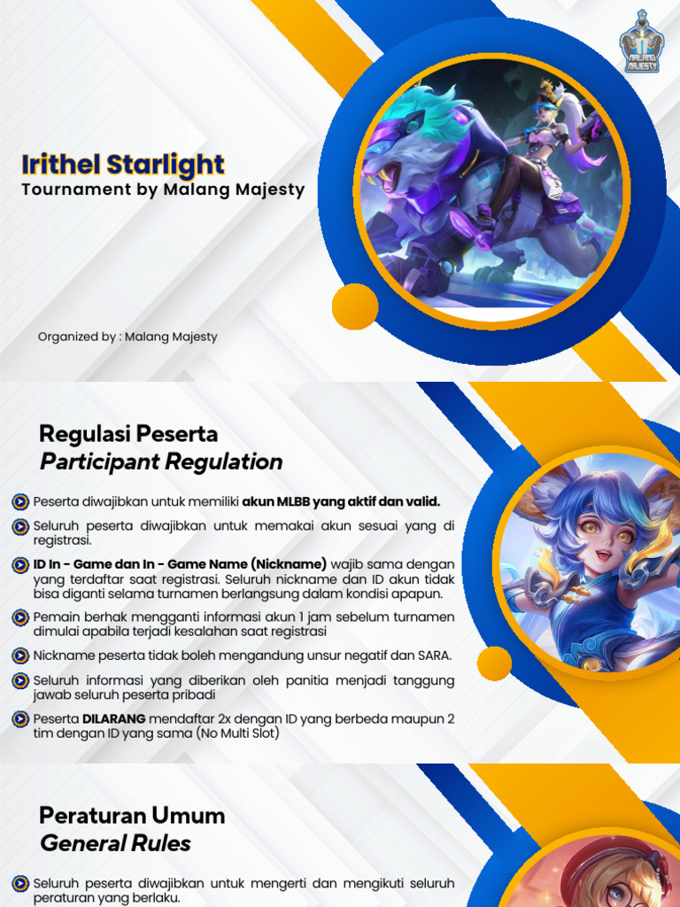 Irithel Starlight Tournament - Rules | PDF