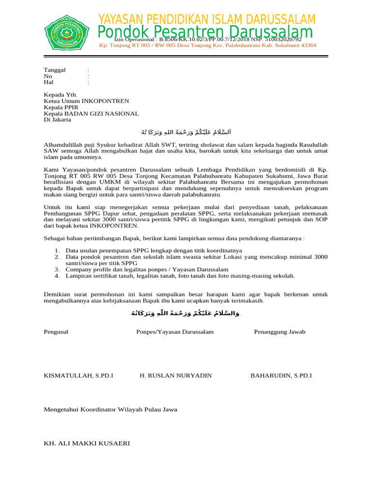 Proposal Bgn Pdf