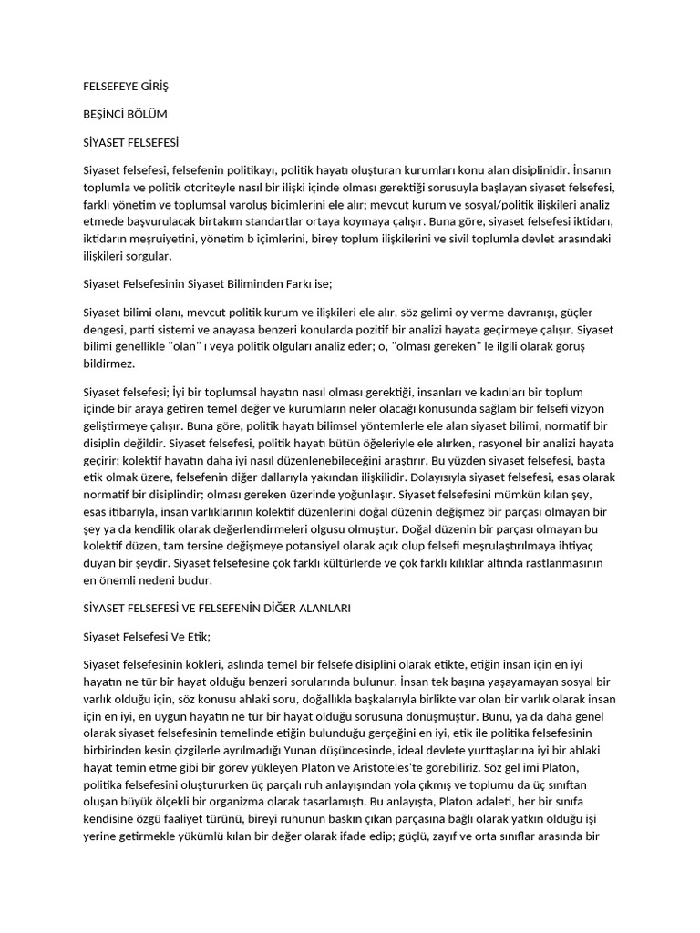 Felsefe 2 Odev | PDF