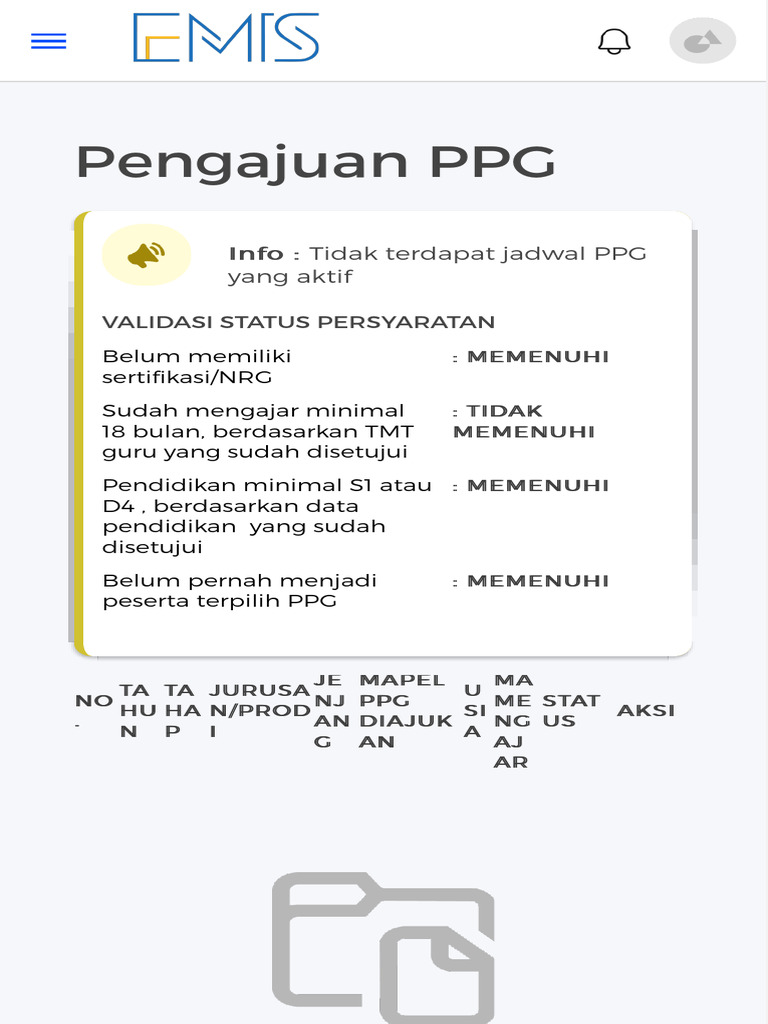 Pengajuan PPG | PDF