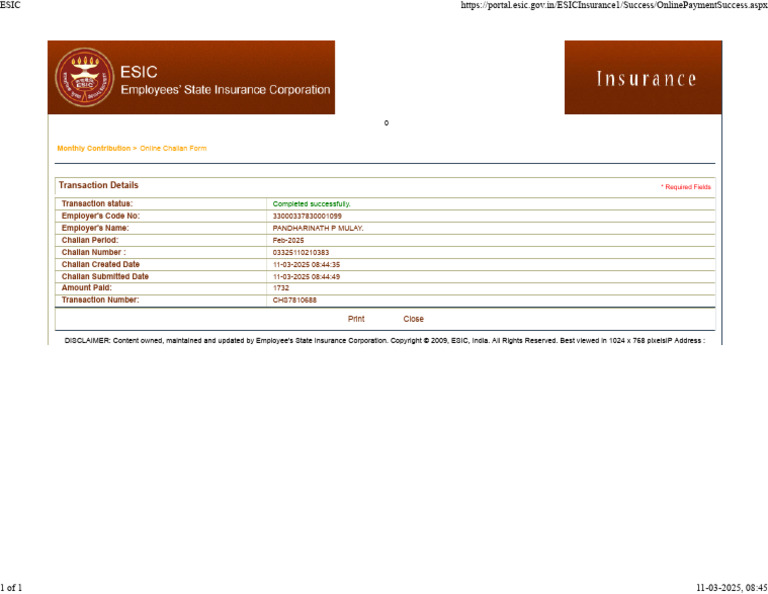 Pandharinath ESIC Feb2025 | PDF