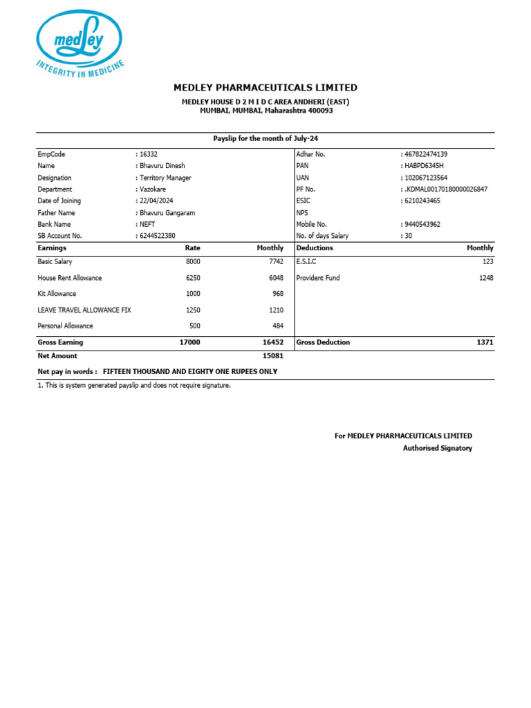 F Webpaypac MedleyPaypac MedleyPaypac MPLPaypac SavedPaySlip 1 July-24 ...
