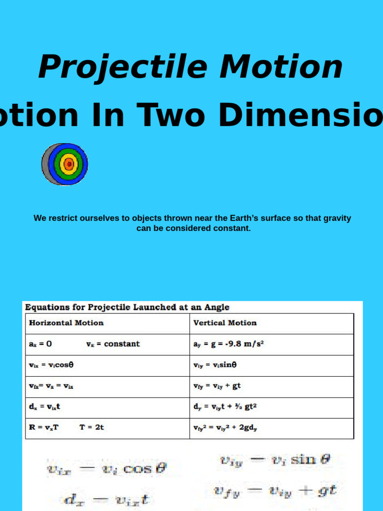 ASSIGNMENT-1-PROJECTILE-MOTION | PDF