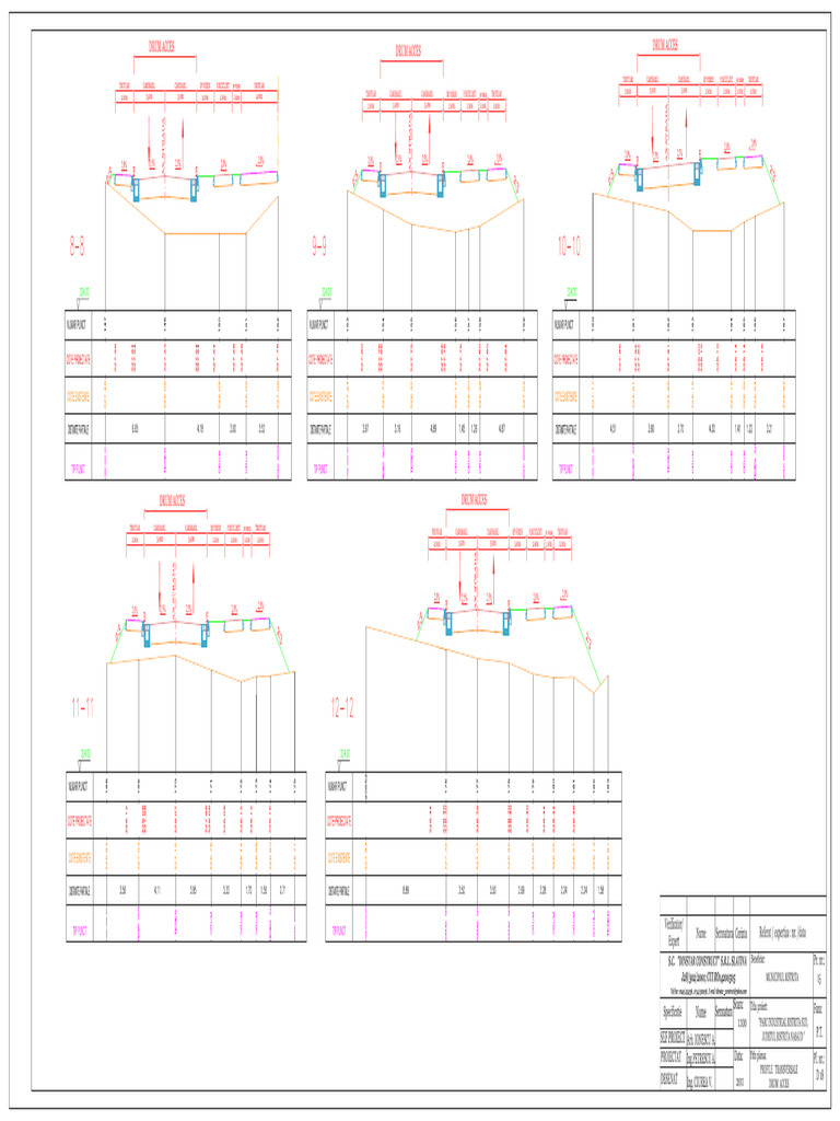 d 18 - Profile Transversale Drum Acces | PDF