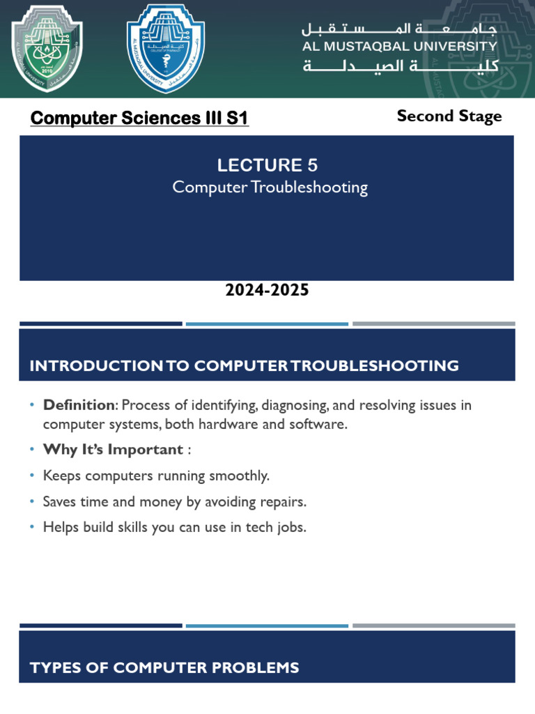 MUCLecture_2024_11323892 | PDF | Computer Keyboard | Troubleshooting