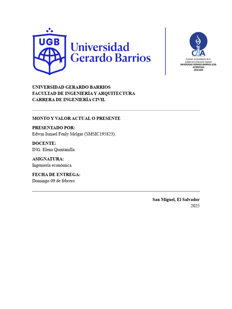 Monto y Valor Actual en Finanzas | PDF | Interés | Tasas de interés