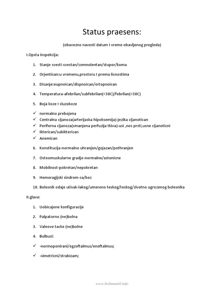 Status Praesens 2 | PDF