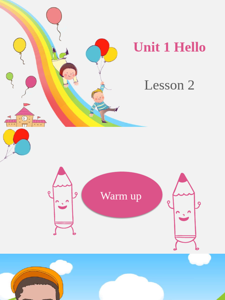 Unit 1 Hello Lessson 2 | PDF