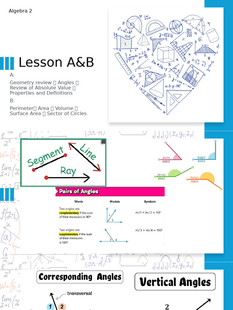 Algebra 2 Lesson A and B | PDF