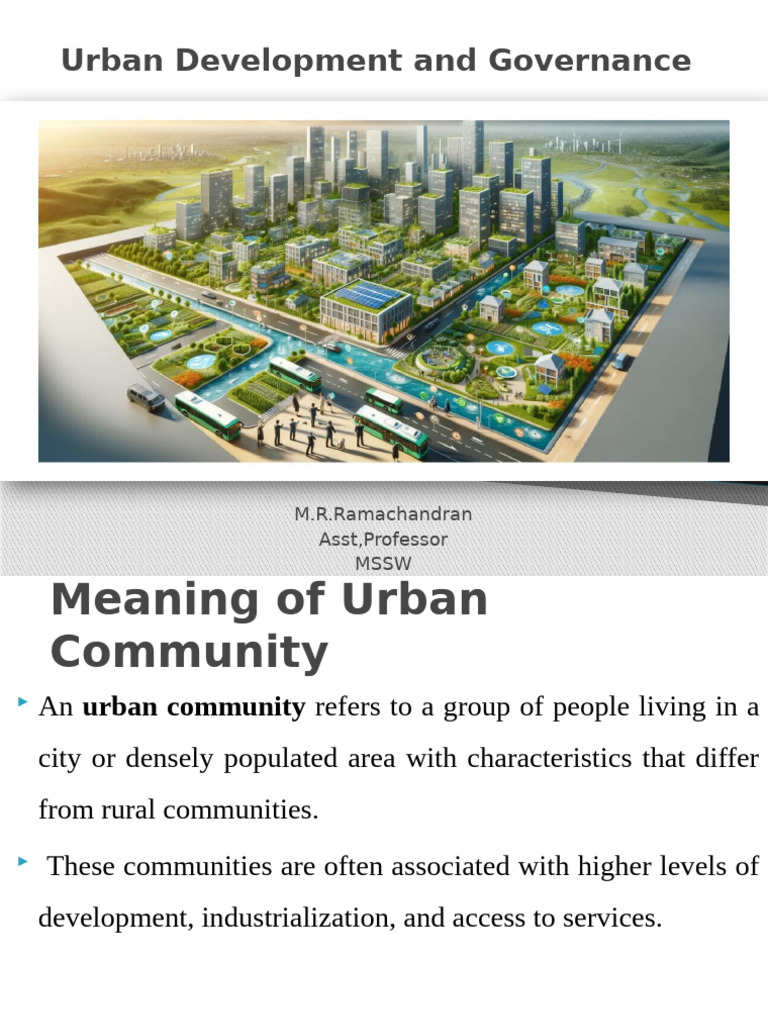 Urban Commuinty Development | PDF | Cost Of Living | Suburb