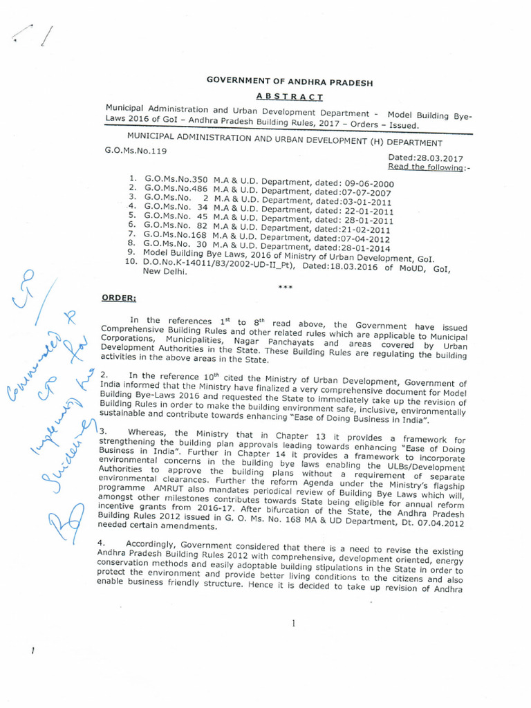 AP G.O.MS.No.119 [28-03-2017] | PDF
