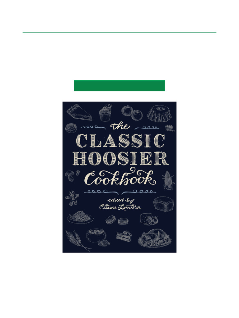 Free Download The Classic Hoosier Cookbook Entire Volume Download | PDF ...