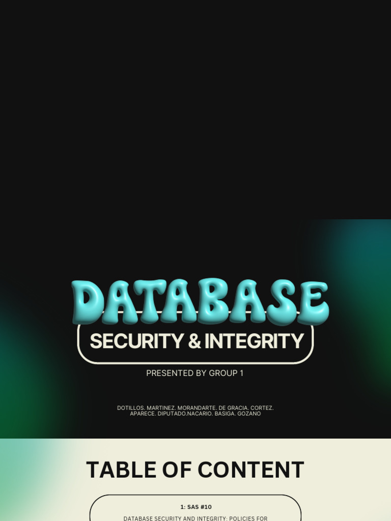 Ite 370 Ias (Sas 10-12) PDF | PDF | Databases | Information Technology