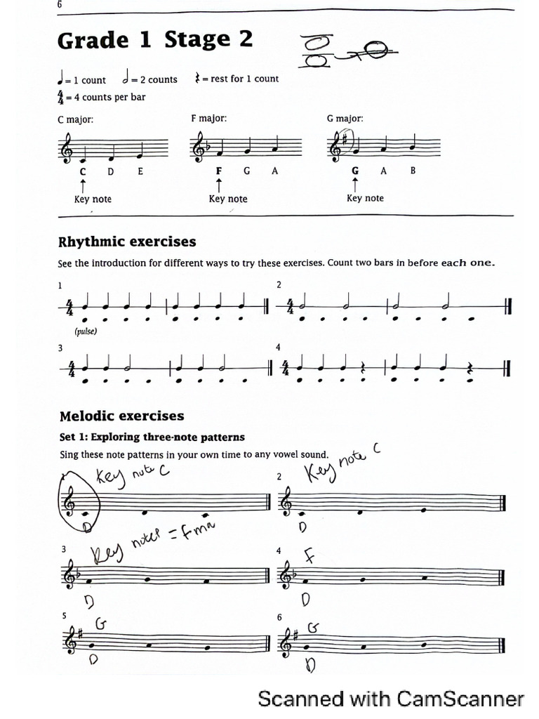 Grade 1 3 Sight Reading | PDF