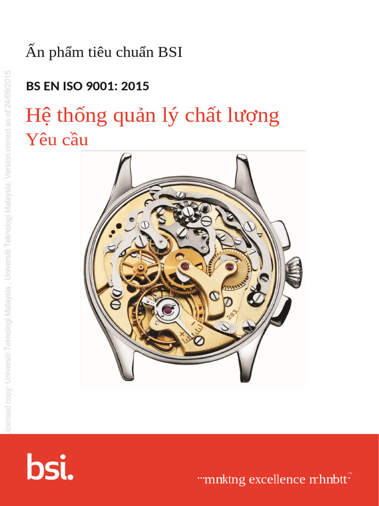 Ấn phẩm tiêu chuẩn BSI | PDF