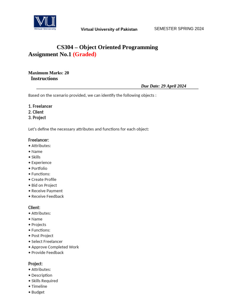 Spring 2024 - CS304 - 1 | PDF Spring 2024 - CS304 - 1 | PDF