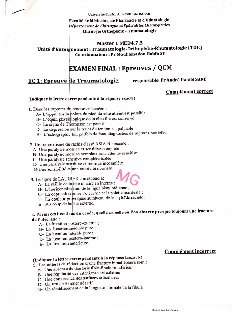 Exam Tor 2021 MG | PDF
