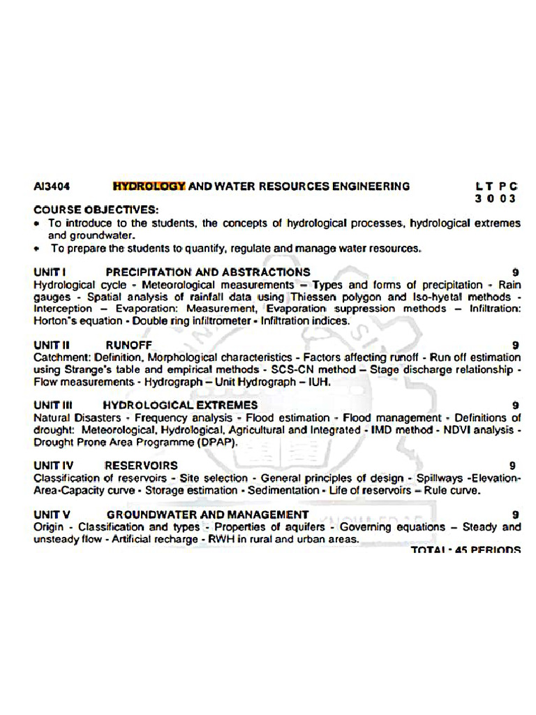Hydrological Cycle | PDF