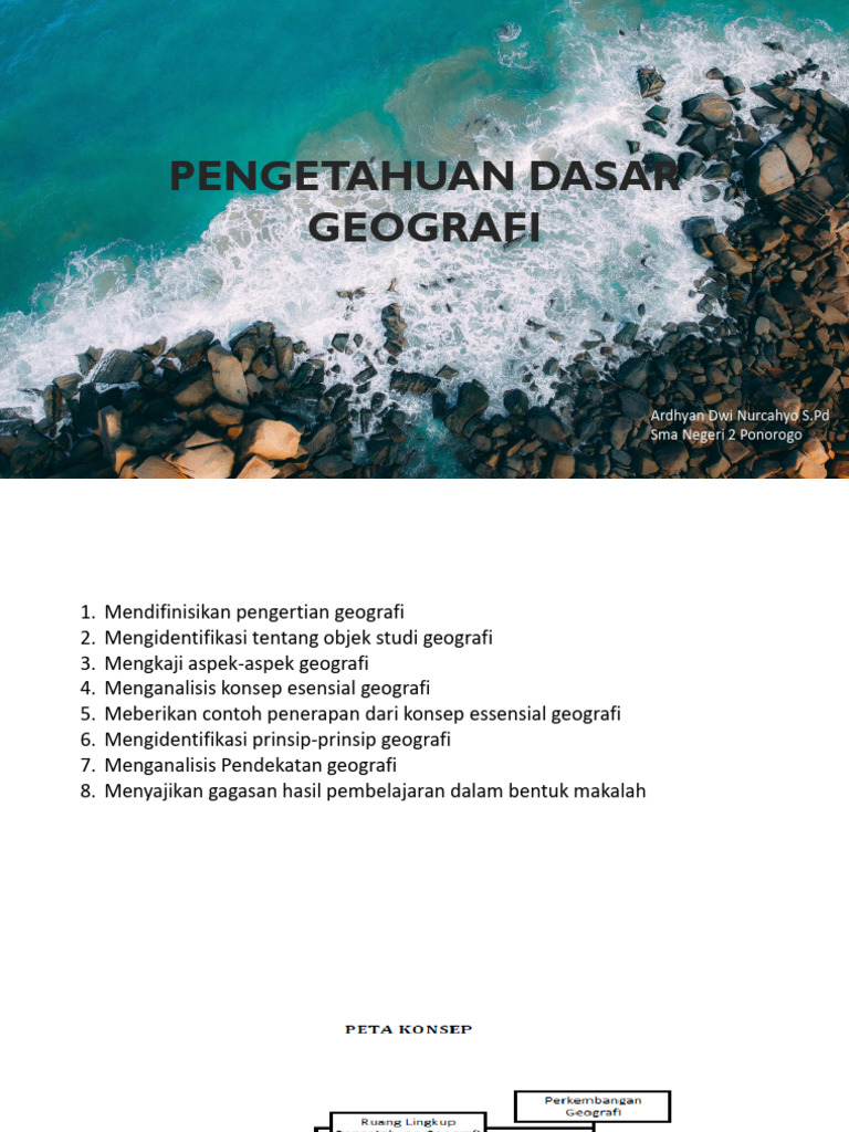 Pengetahuan Dasar Geografi | PDF