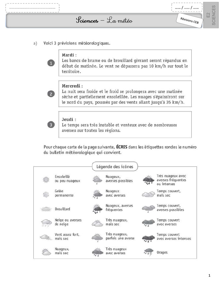 CEB_-_La_météo | PDF