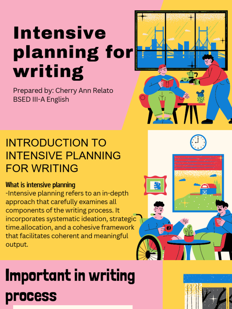 Intensive Writing Planning Guide | PDF | Learning | Cognition