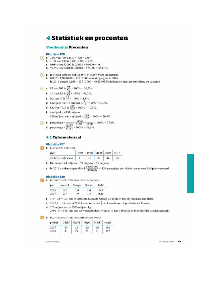 Uitwerkingen H4 | PDF