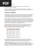 Investigation Charts | PDF | Chart | Brainstorming