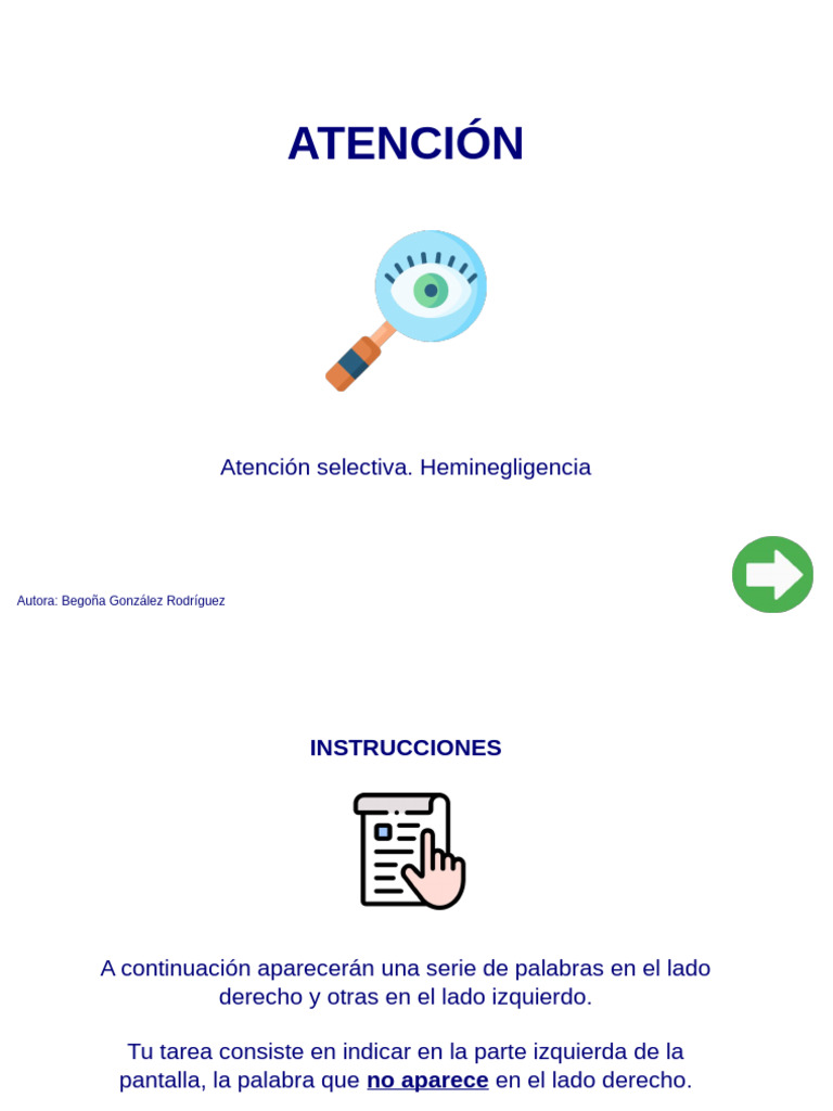 Atención Selectiva y Heminegligencia - Hay Dos Iguales | PDF