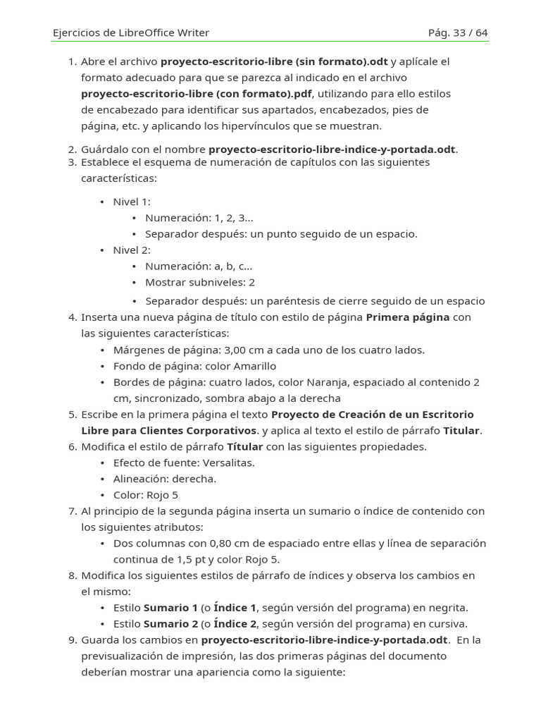 Ejercicio Repaso Writer - Proyecto-Escritorio-Libre | PDF | Software