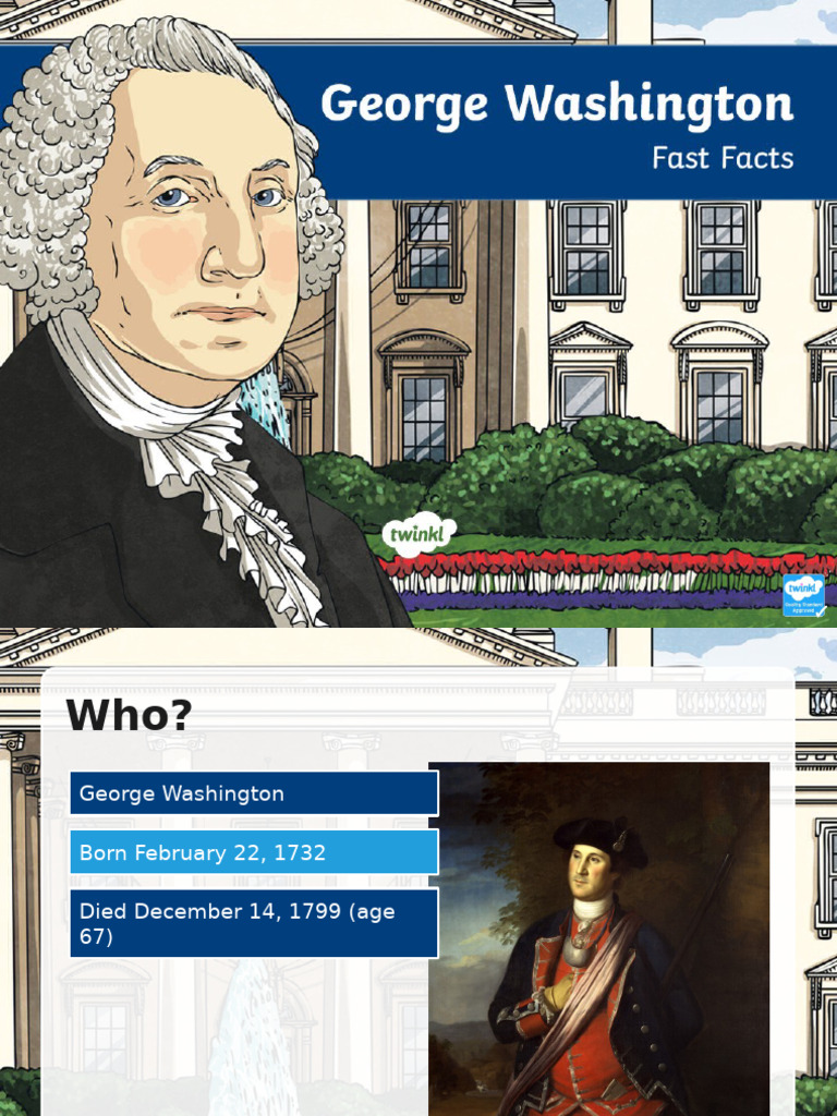 Us2 H 97 George Washington Fast Facts Powerpoint Ver 2 | PDF