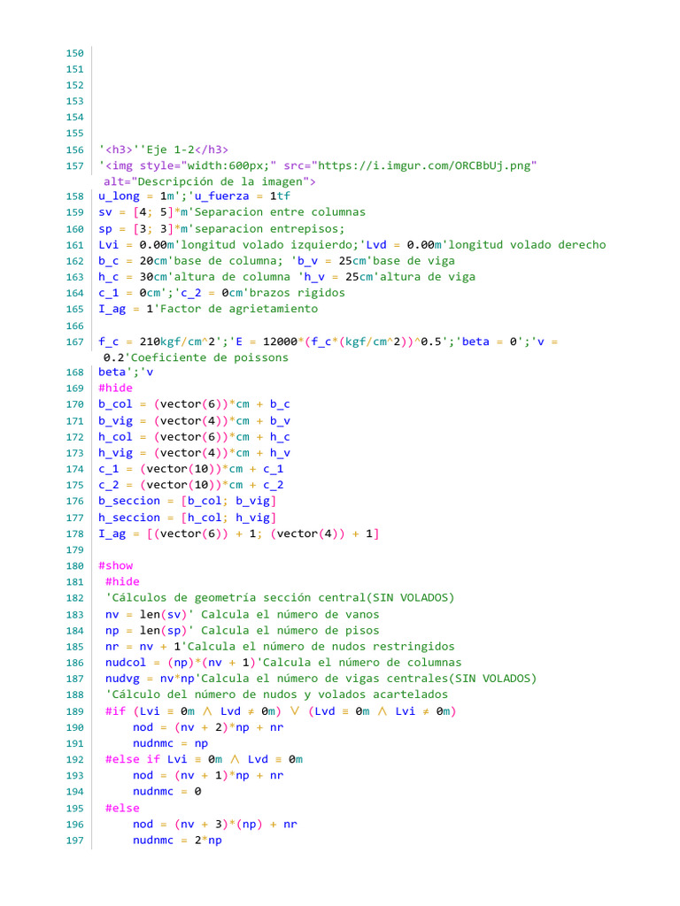 Algoritmo Calcpad | PDF | Objetos matemáticos | Relaciones matematicas