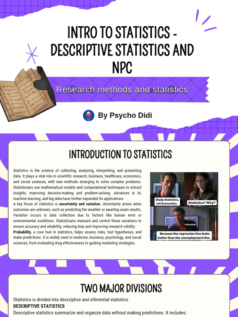 Introduction to Descriptive Statistics | PDF | Statistics | Mode ...